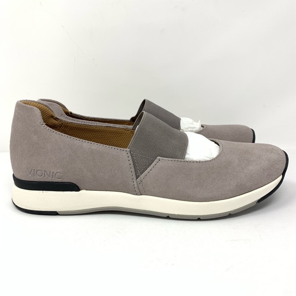 Vionic | Shoes | Vionic Grey Mary Jane Sporty Flats Wide | Poshmark